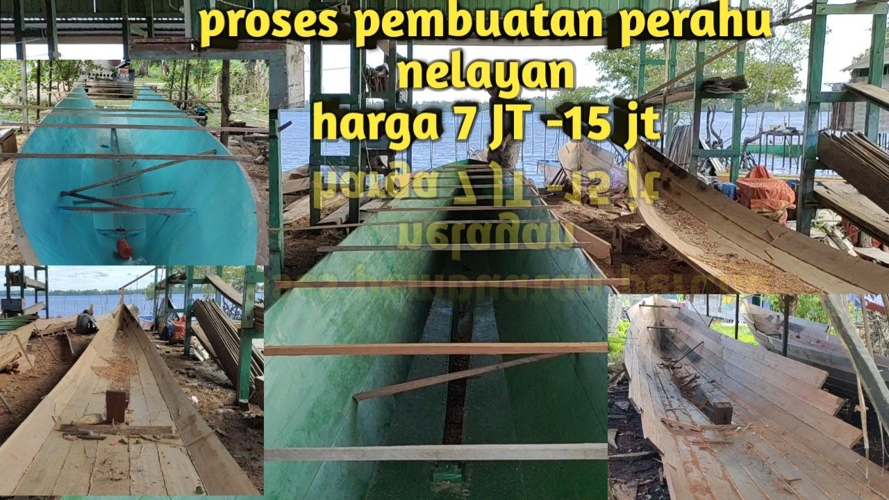 Cara mudah membuat perahu nelayan/mancing berbagai macam ukuran - YouTube
