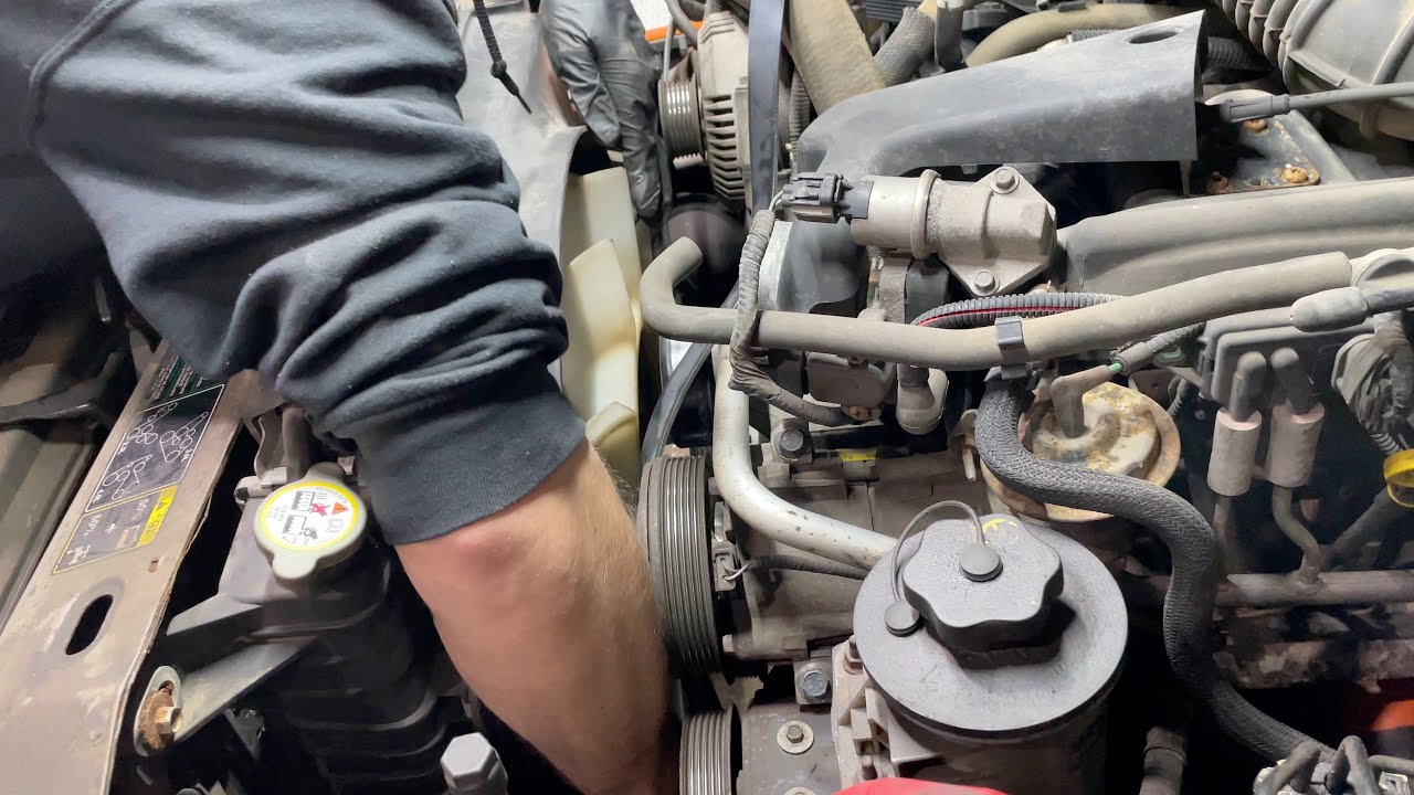 Changing Serpentine Belt On A 2008 Ford Ranger - YouTube