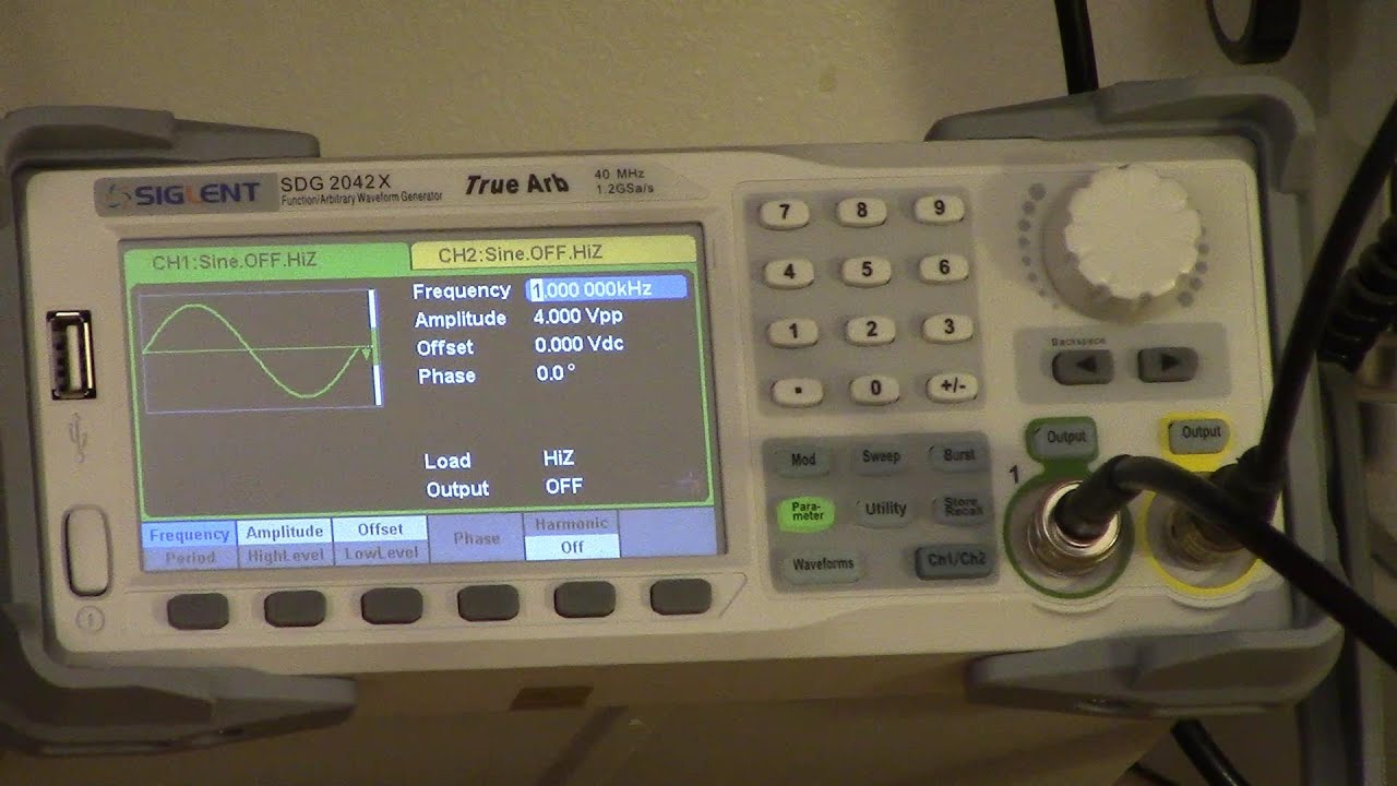 Episode 18 - Review of the Siglent SDG 2042x Arbitrary Waveform ...