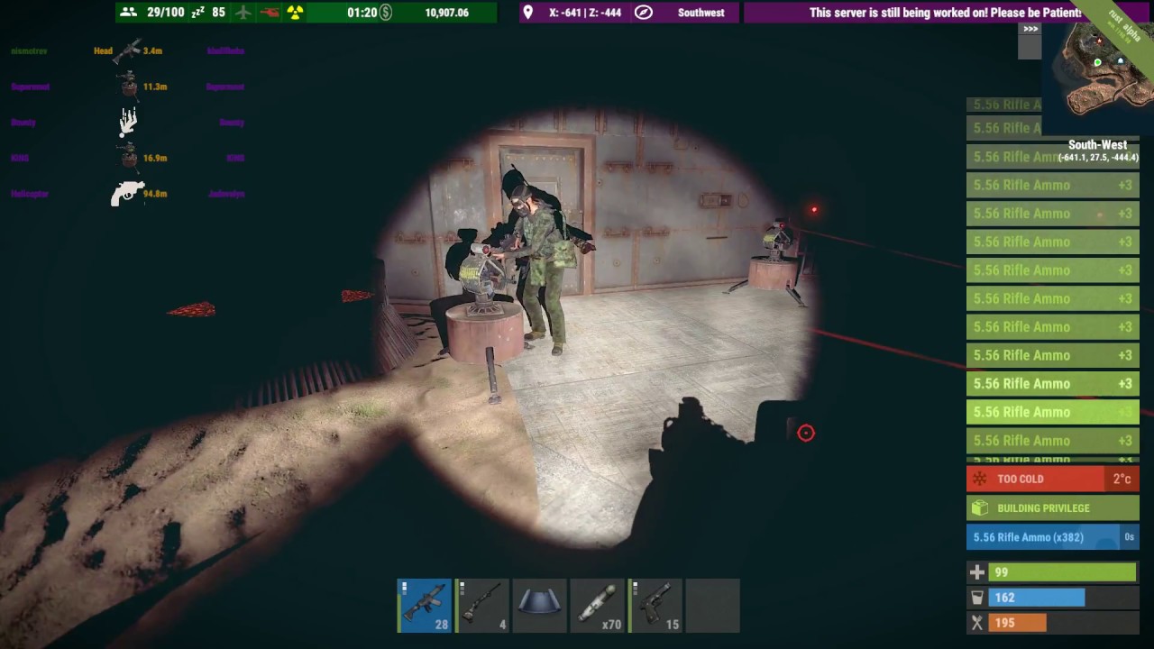 Rust base raiding - YouTube