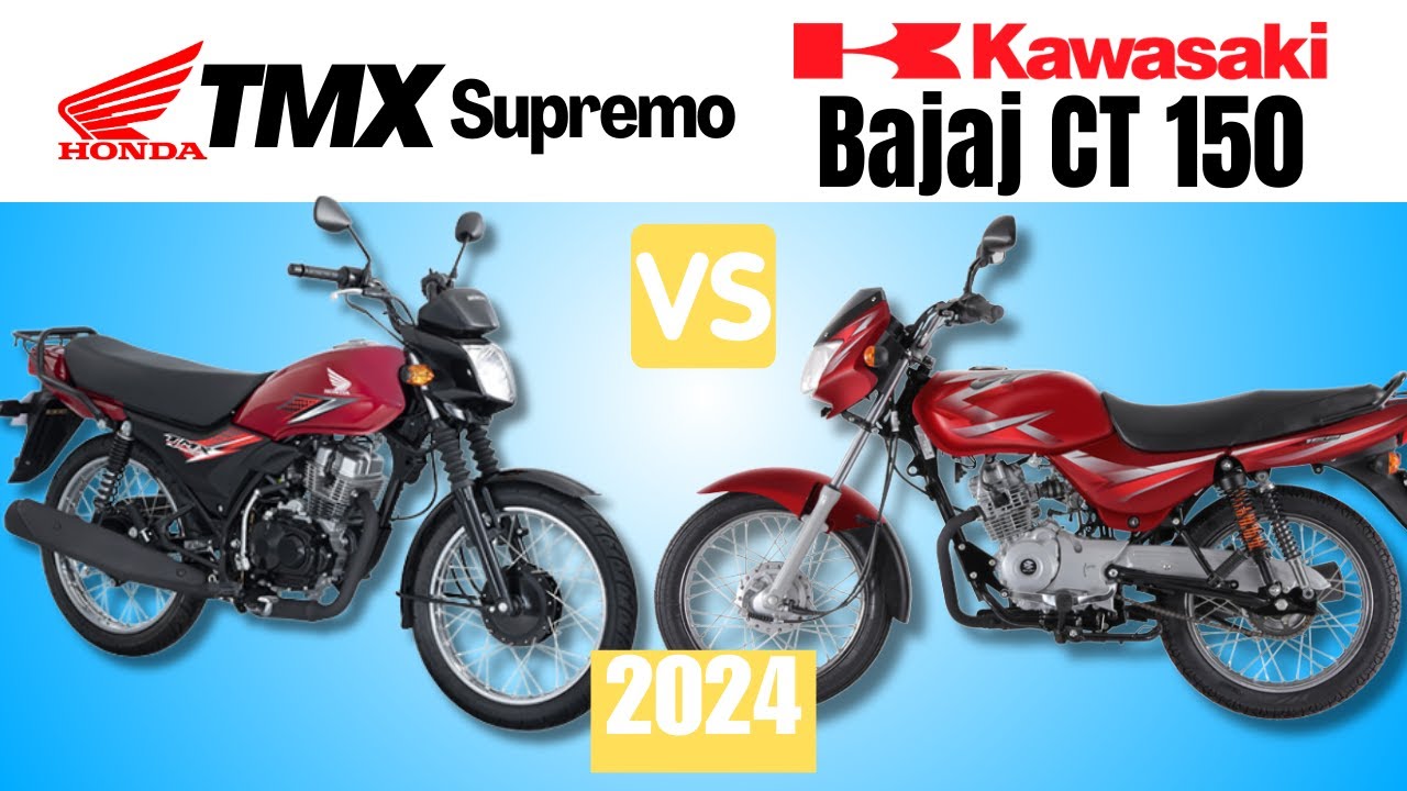 Honda TMX Supremo vs Kawasaki Bajaj CT 150 | Side by Side Comparison ...