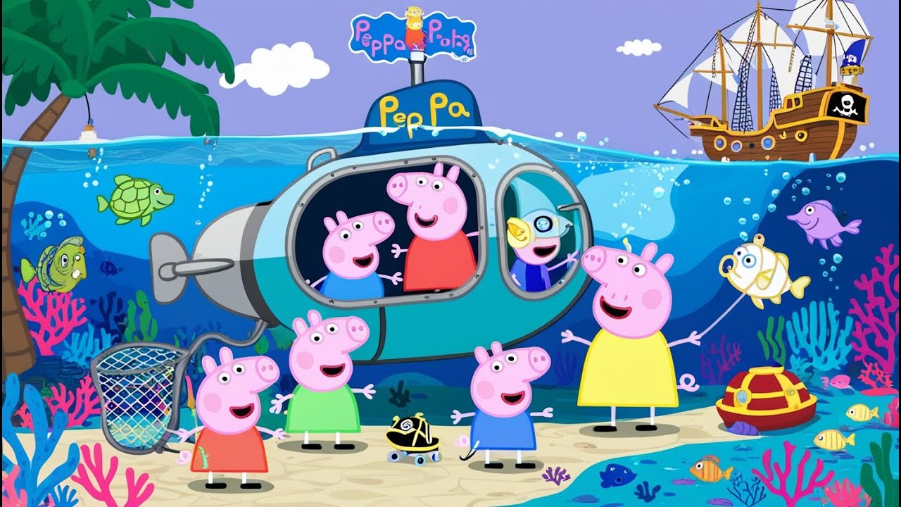 Peppa pig: Peppa's Underwater Adventure - YouTube