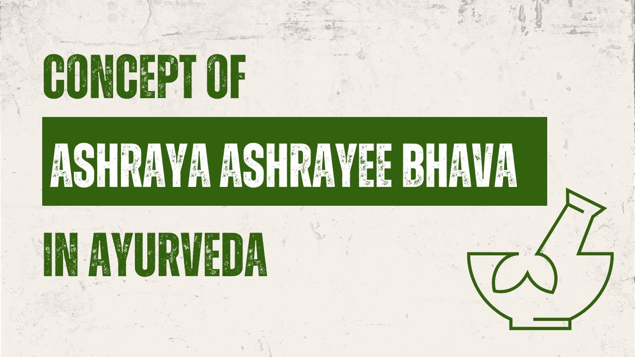 Concept of Ashraya Ashrayee Bhava in Ayurveda #nidana #kayachikitsa # ...