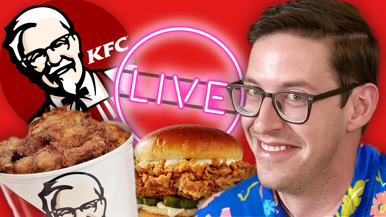 🔴Eat With Keith LIVE | A KFC Dinner Experience - YouTube