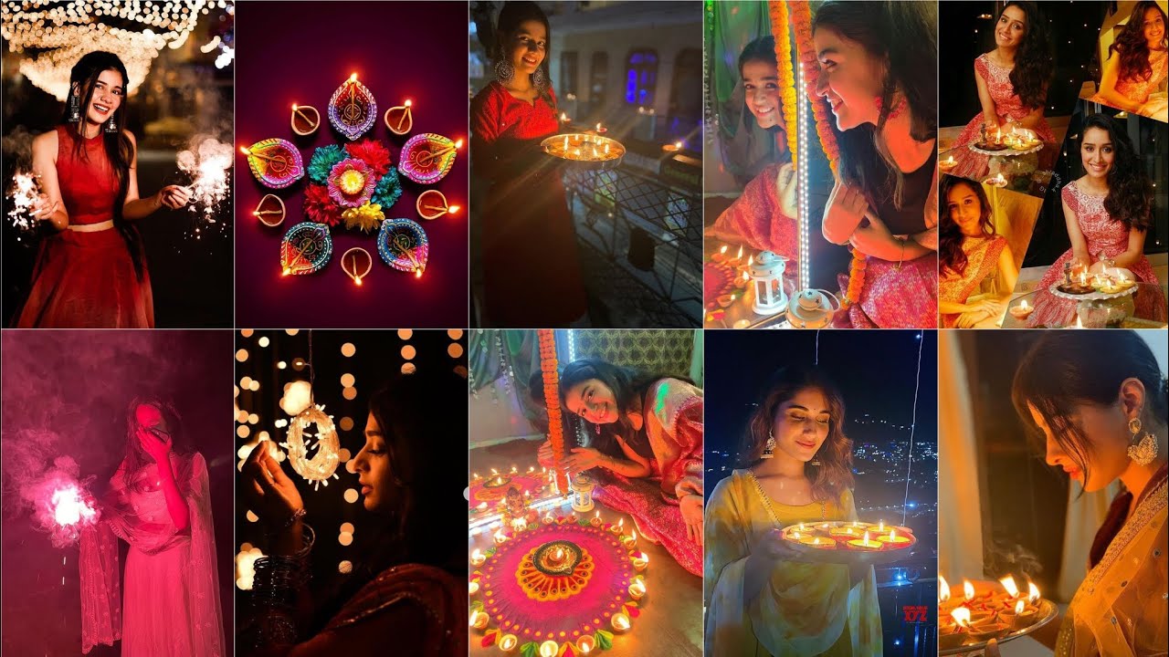 🪔Best Diwali photo poses for girls/🎇Diwali photoshoot poses/🎉Diwali ...