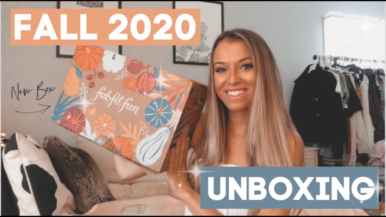 FABFITFUN FALL 2020 UNBOXING // Whats in the Fall 2020 Box? - YouTube