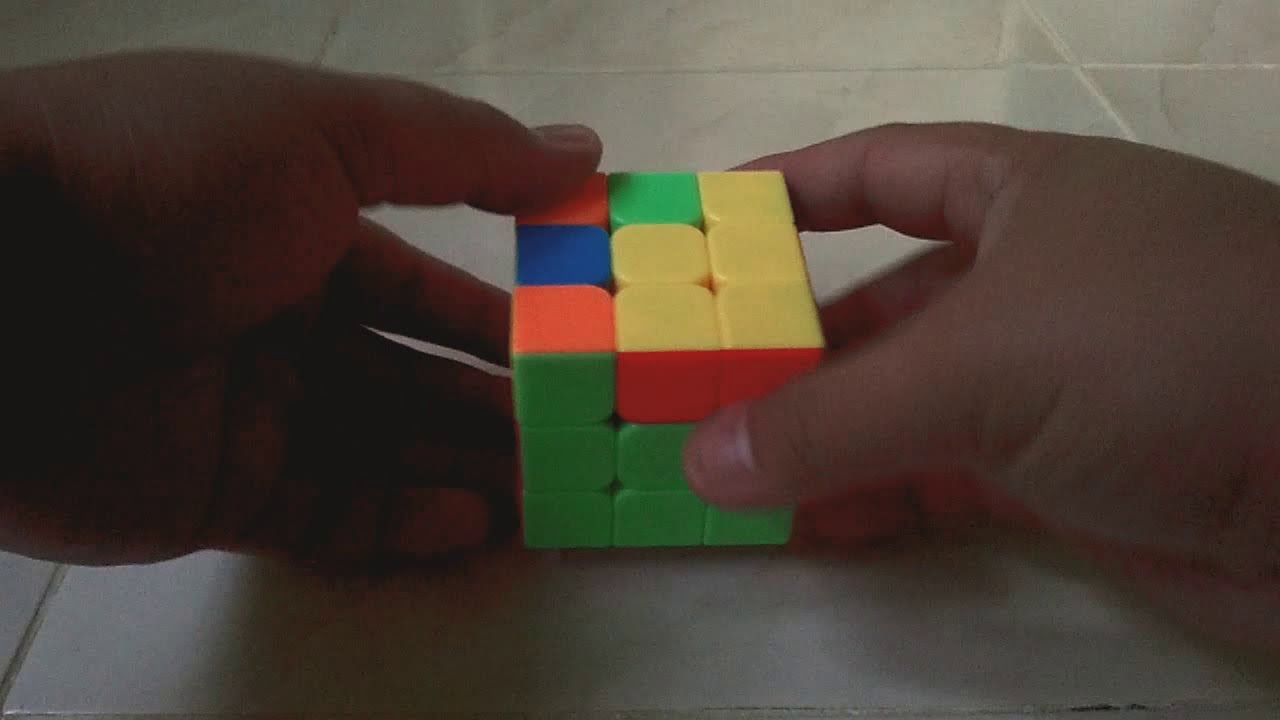 Rubik's Cube : Orient Last Layer(OLL) Tutorial 4 - YouTube