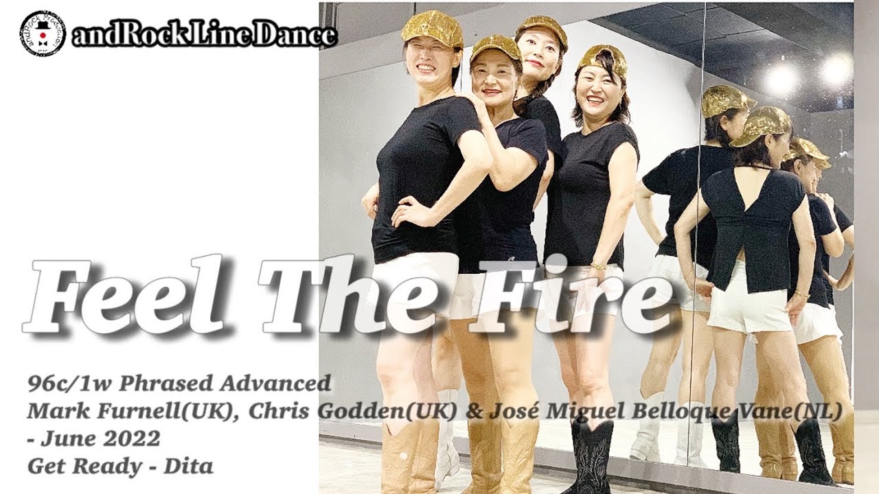 Feel The Fire Line Dance(Phrased Advanced) - Demo - YouTube