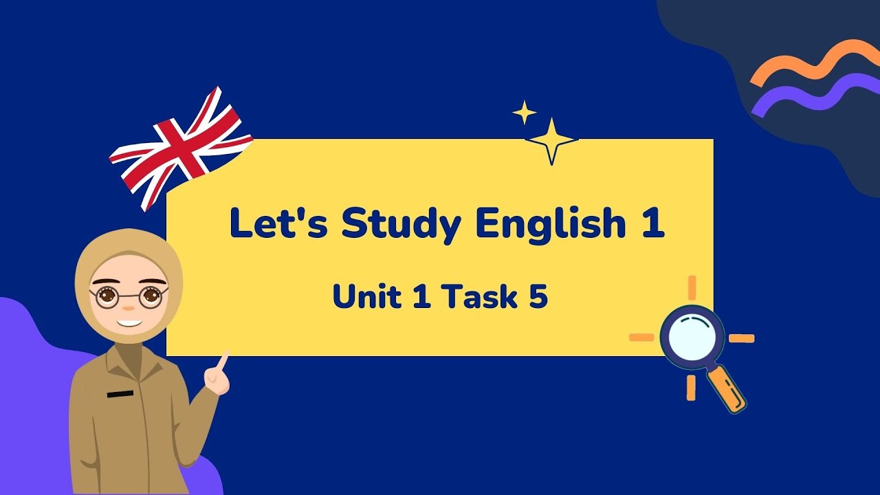 Lets Study English Grade 1 Unit 1 Task 5 - YouTube