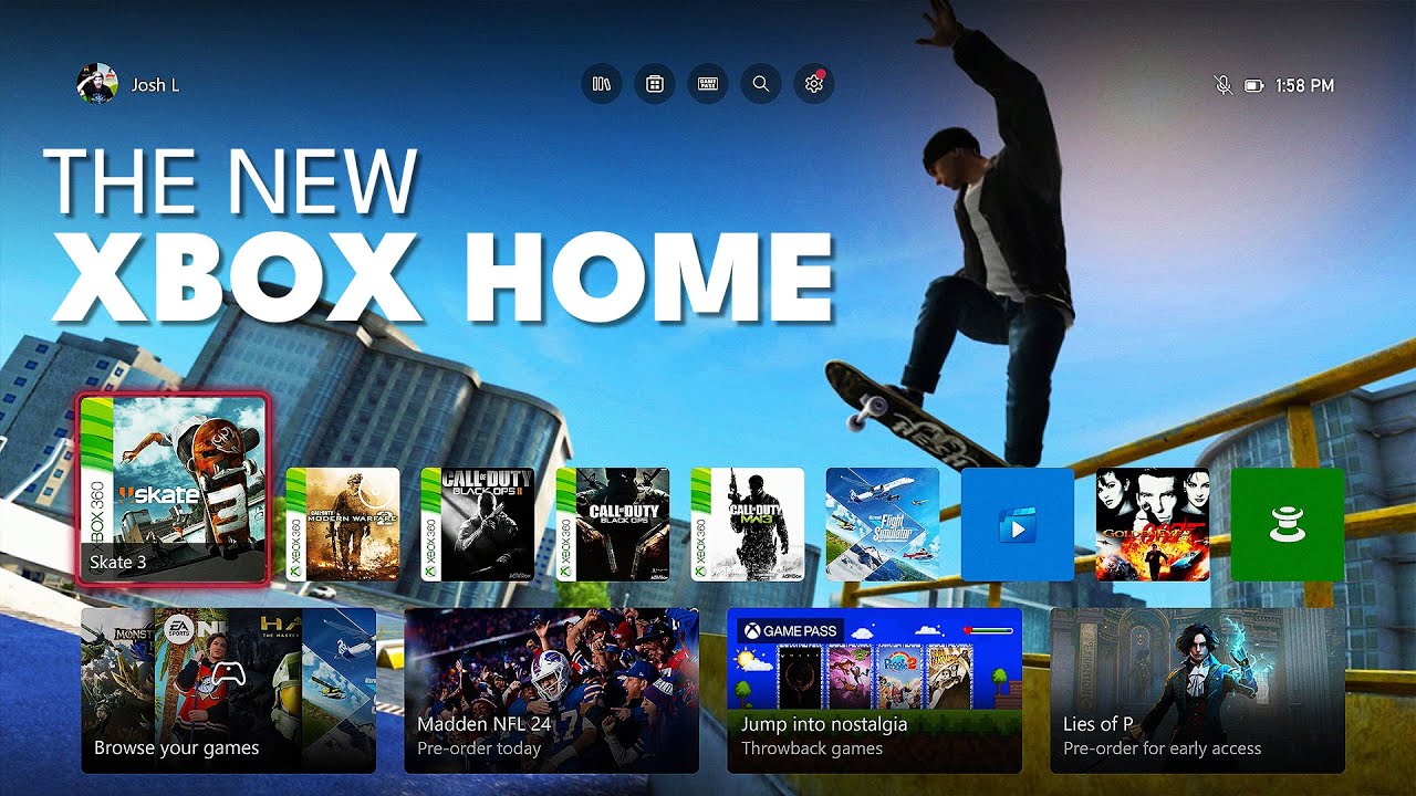New xbox home store