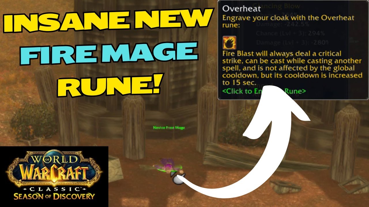 How to Get the OVERHEAT Mage Rune - World of Warcraft Classic Season of ...