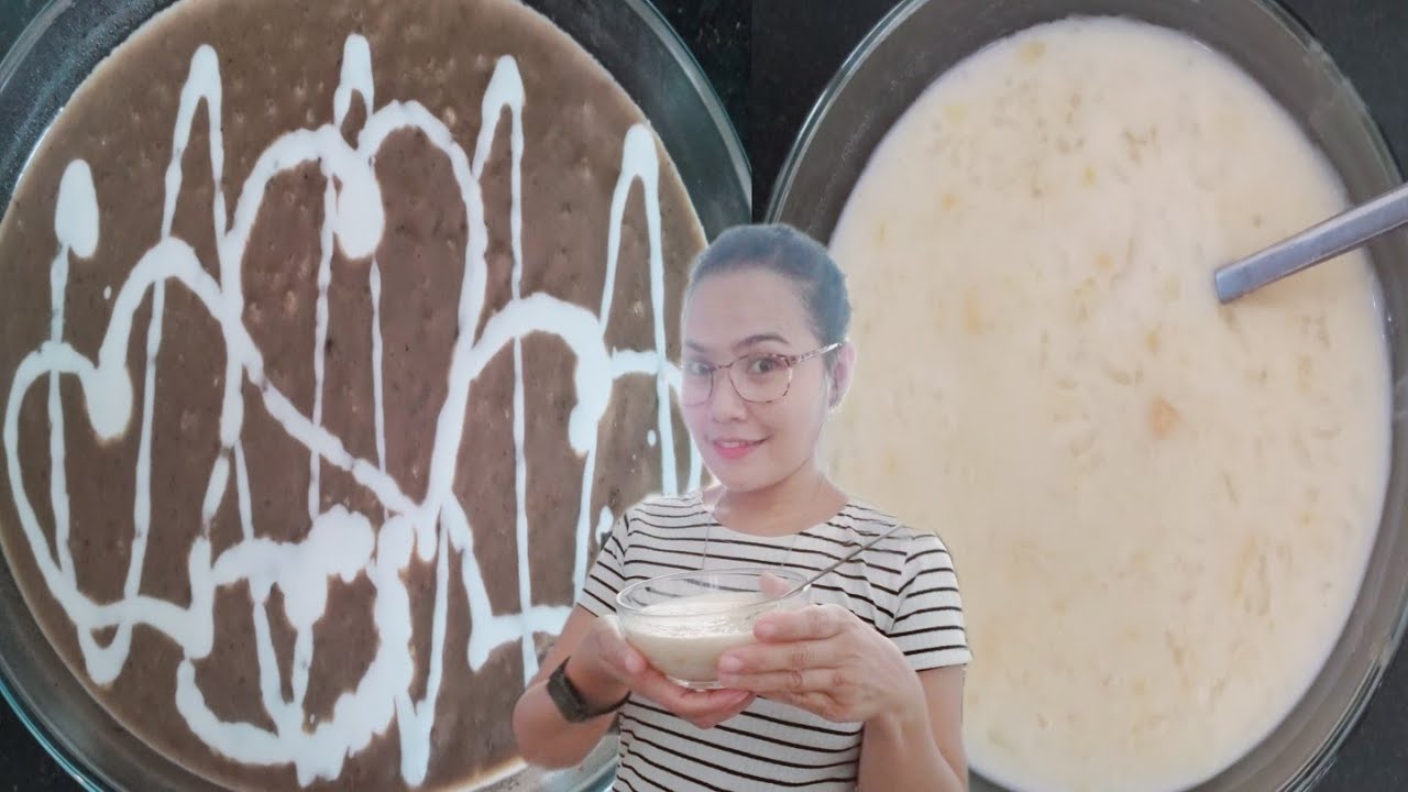 Lugaw Mais Creamy Gata/Champorado in Real Cocoa sa Gata #yummyfood # ...