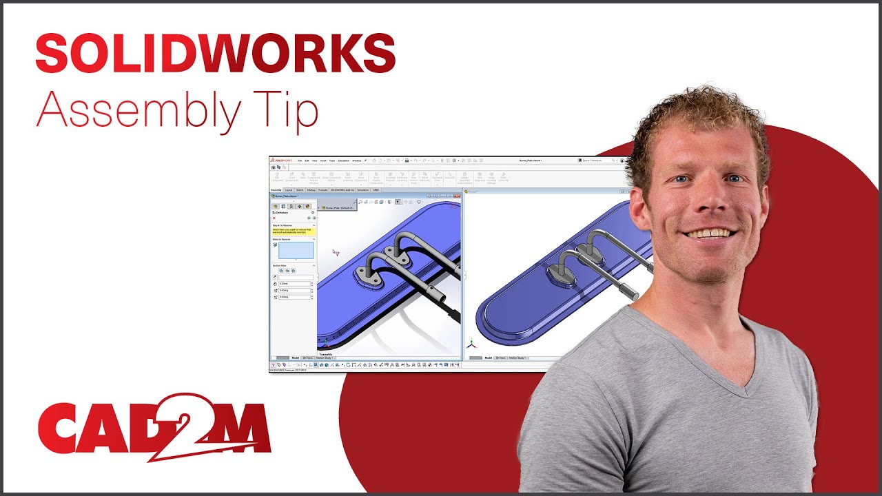 SOLIDWORKS Assembly Tip Defeature - YouTube