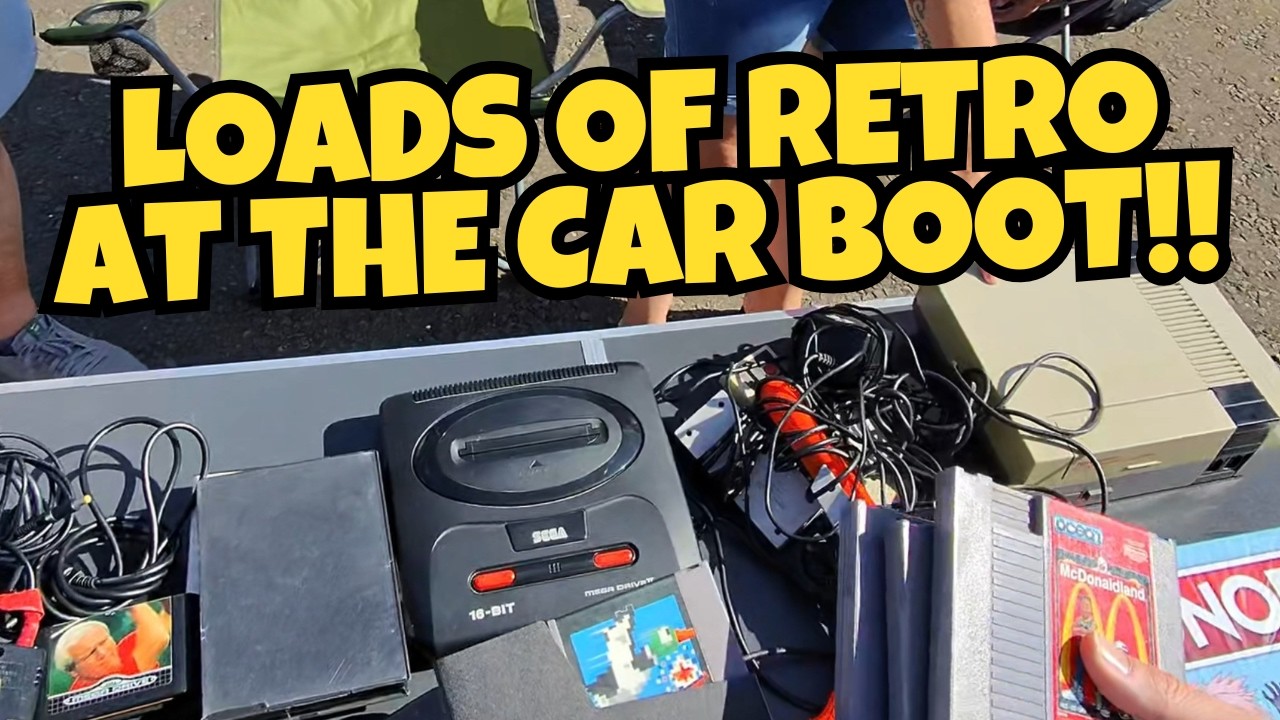 Loads Of Retro At The Car Boot!!! 🤑🤑🤑 - YouTube