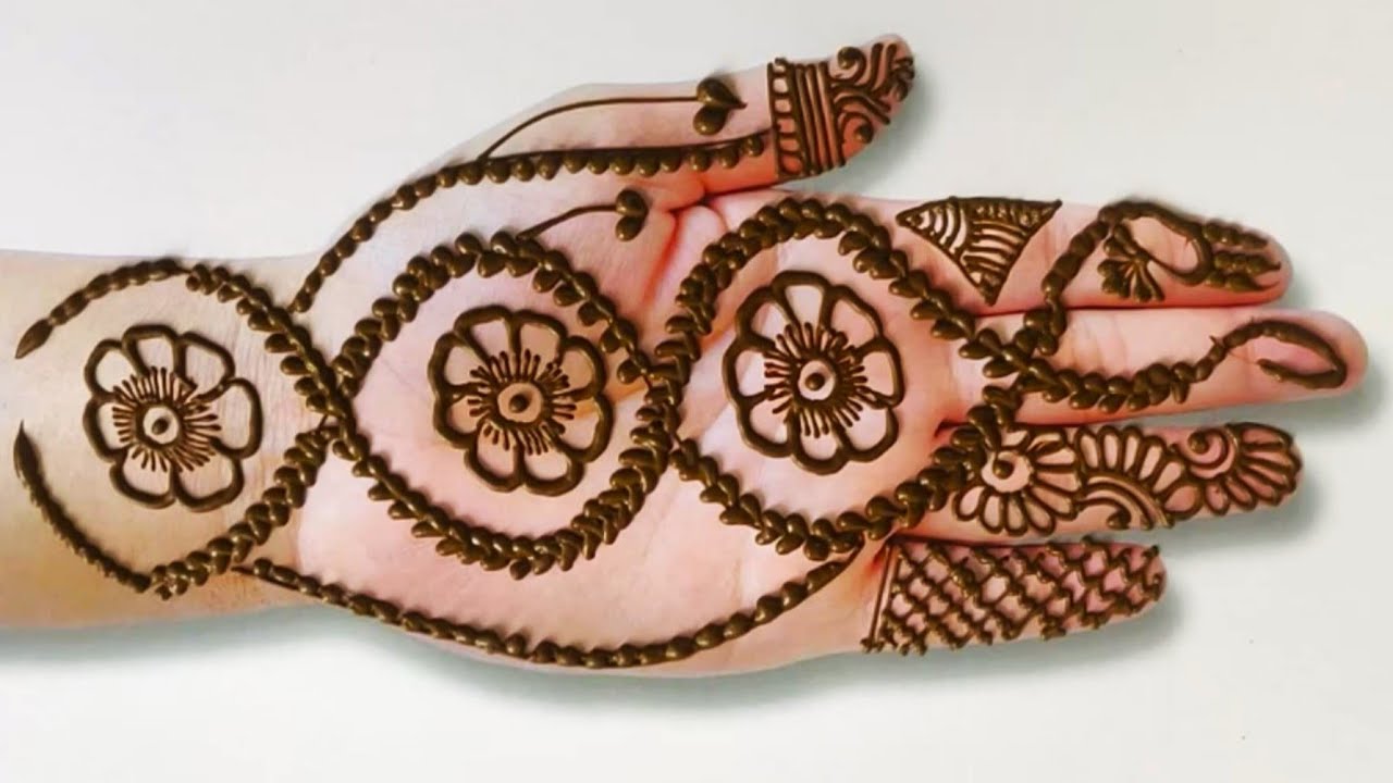 Elegant Floral Mehndi Design Tutorial | Step-by-Step Guide for ...
