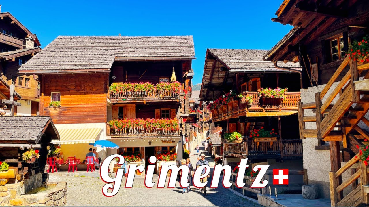 Grimentz, the MOST BEAUTIFUL village in Switzerland! - YouTube