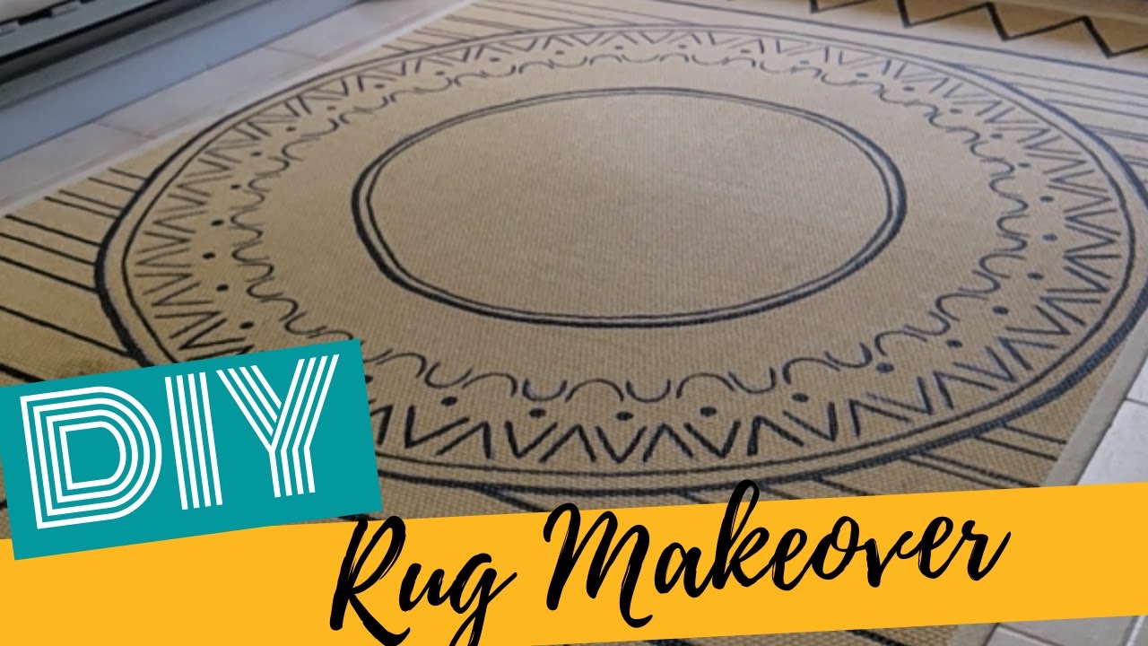 Upgrade Your Old Rugs / Diy Boho Home Decor - YouTube