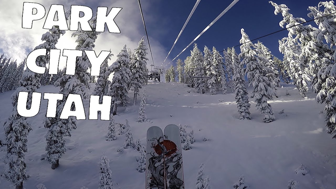 Skiing Park City and Canyons Resorts in Utah - YouTube