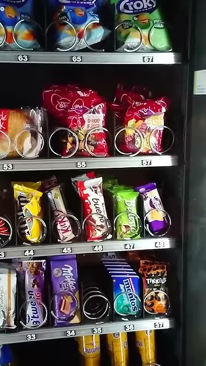 Vending machine Super Slow Motion - YouTube