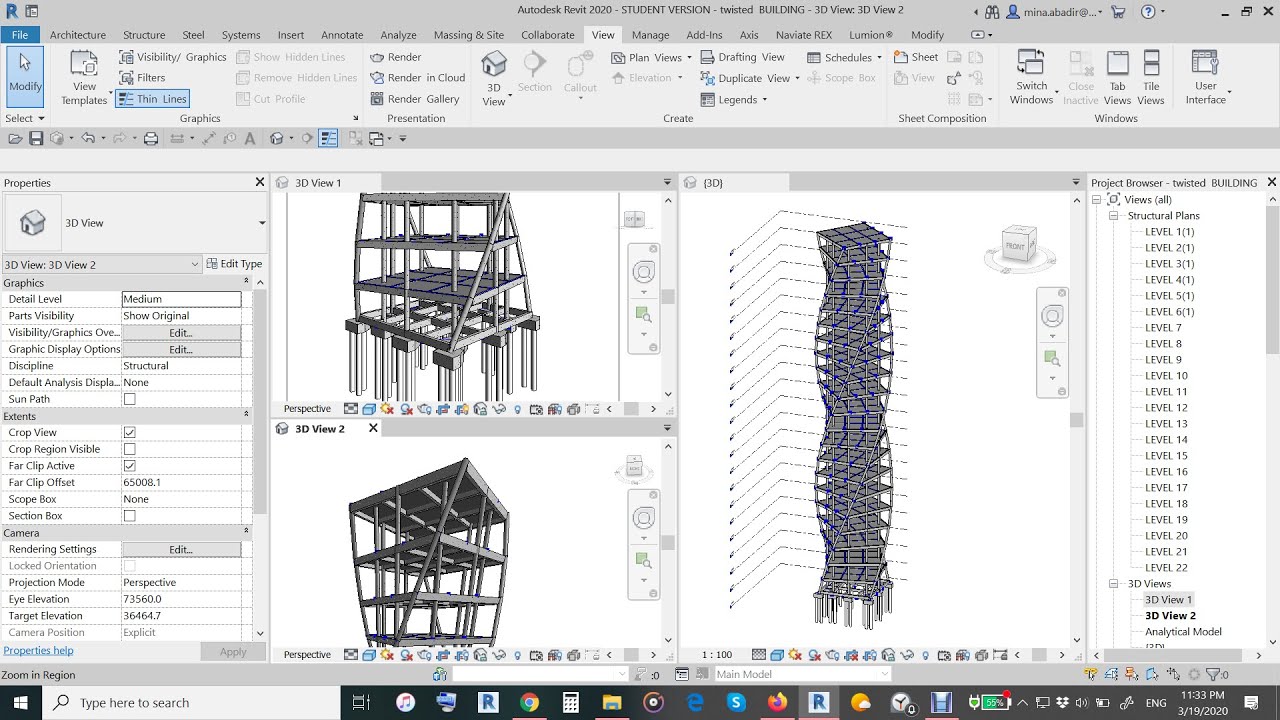 HOW TO CREATE A TWISTED TOWER IN 5 MINUTES USING DYNAMO - YouTube