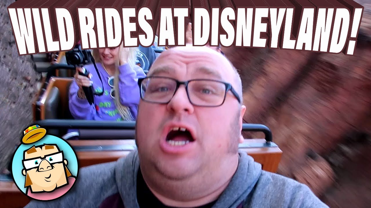 Riding Wild Rides at Disneyland with Adam the Woo and Daphne - Eating ...