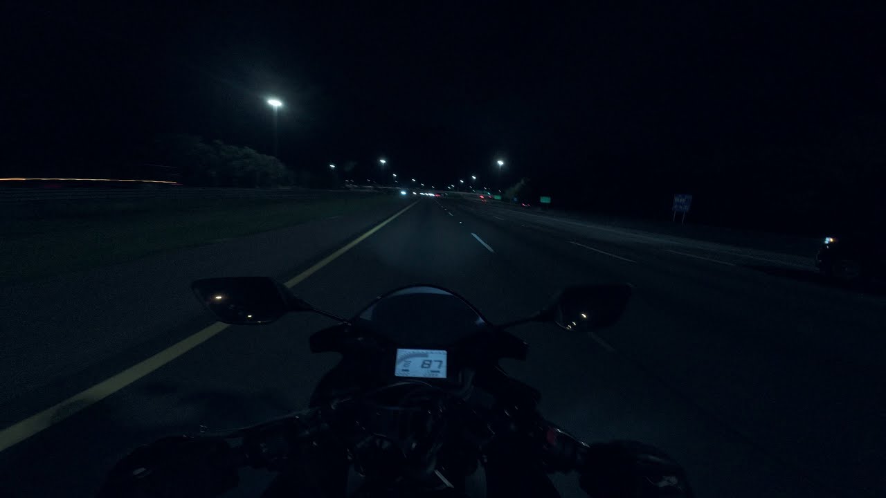 Highway Night Ride Yamaha R3 - YouTube