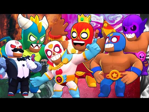 El Primo With All Skins | El Primo Is The King | Brawl Stars Season 18 ...