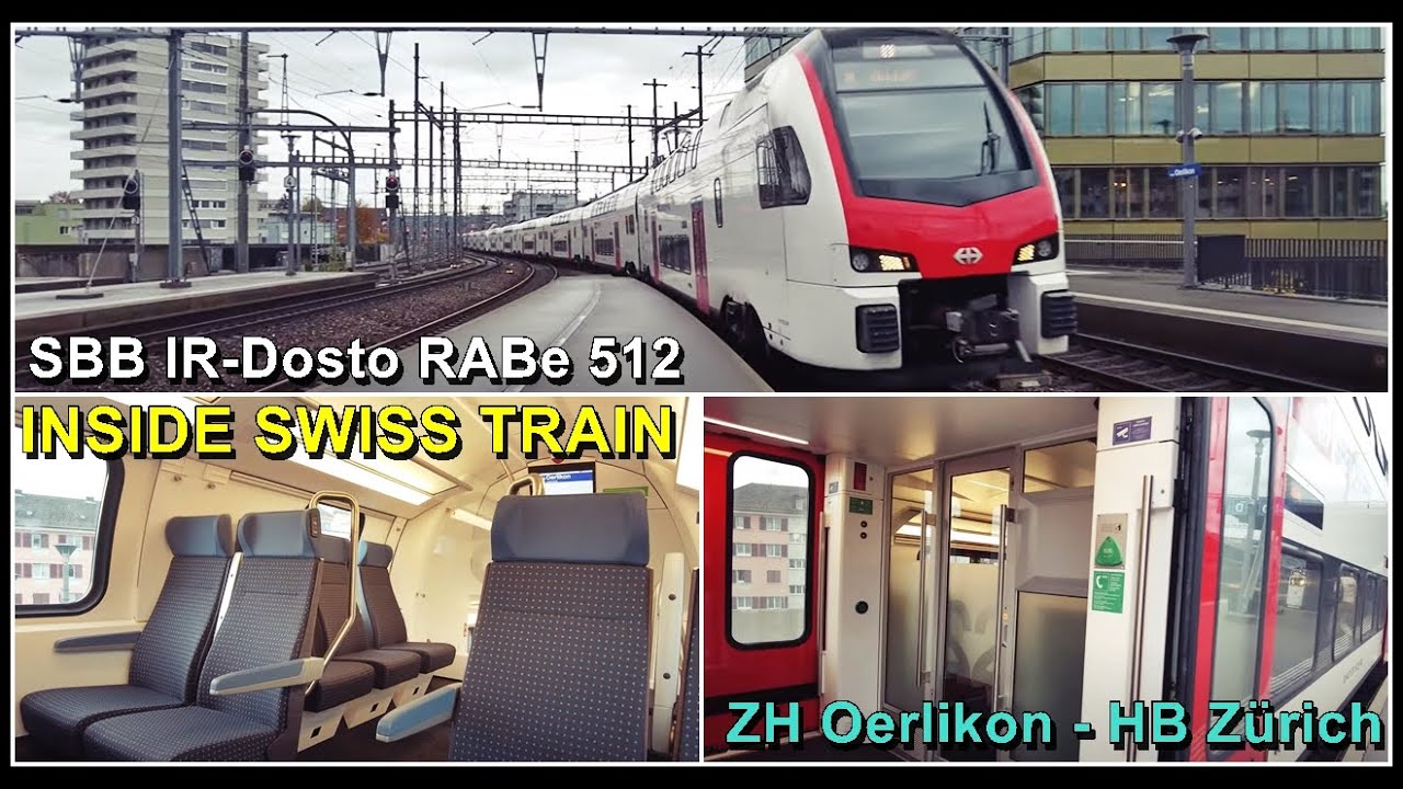 Mit dem neuen SBB IR-Dosto RABe 512 von Zürich Oerlikon zum ...
