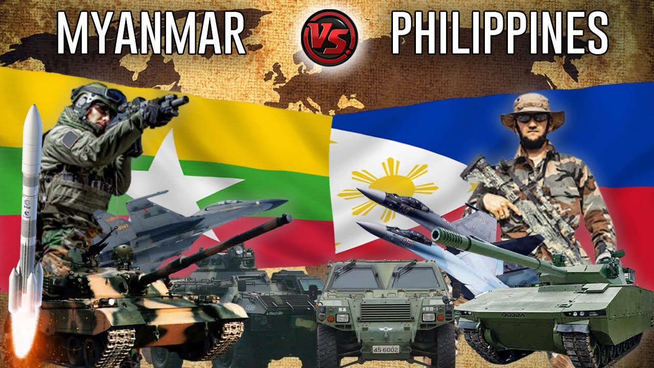 Myanmar vs Philippines Military Rank Comparison 2021 - YouTube