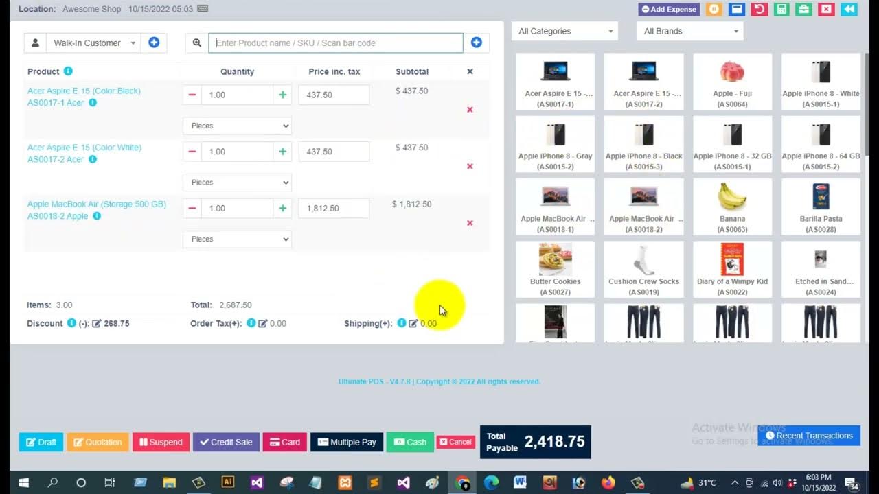 Ultimate POS - Best ERP, Stock Management, Point of Sale & Invoicing application - YouTube