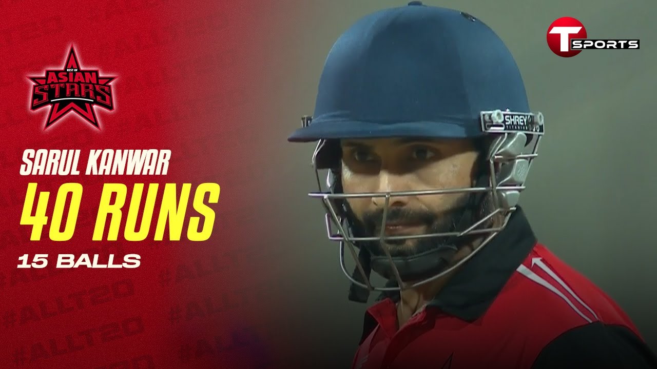 Sarul Kanwar's 40 run batting innings against Indian Royals | Asian ...