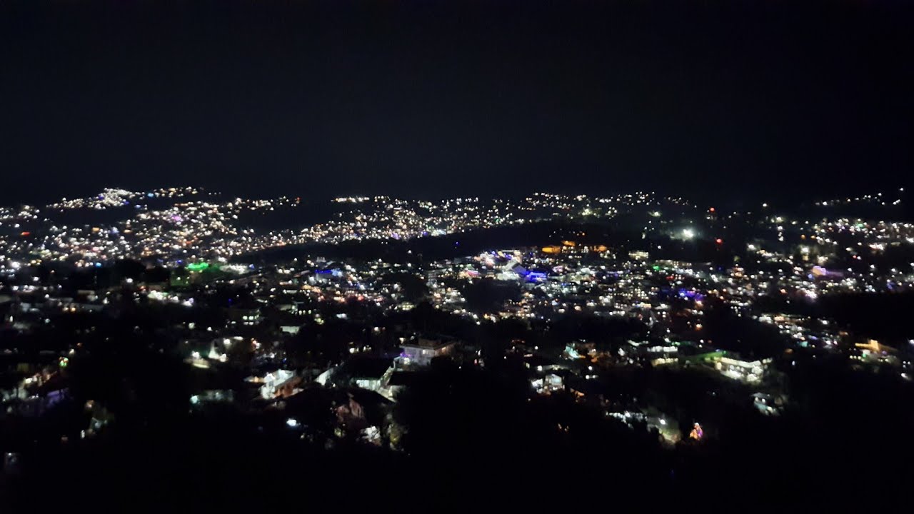 😍 awesome view ☺️ Solo traveler 😍 shillong night view - YouTube