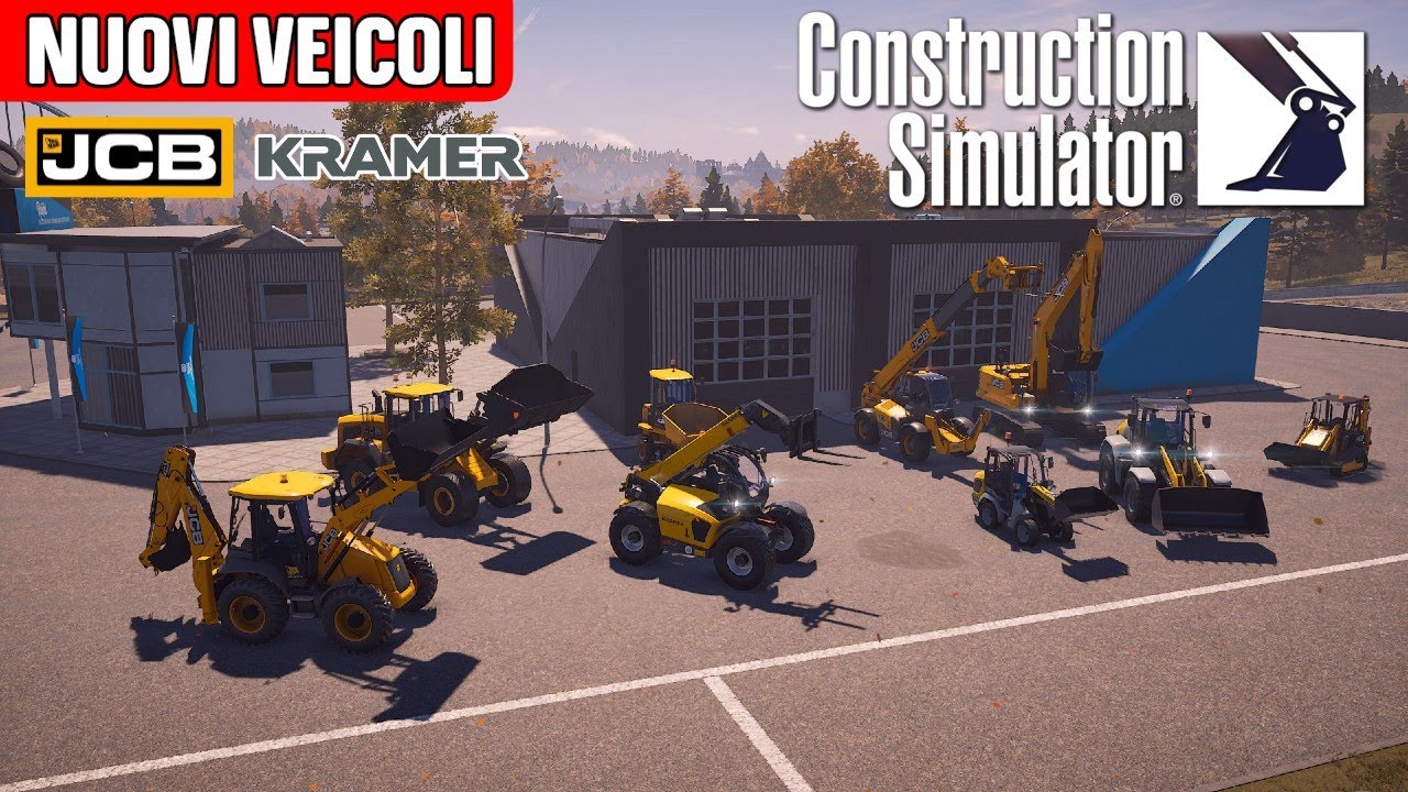 TUTTI I NUOVI VEICOLI su CONSTRUCTION SIMULATOR! (JCB & Kramer) - YouTube