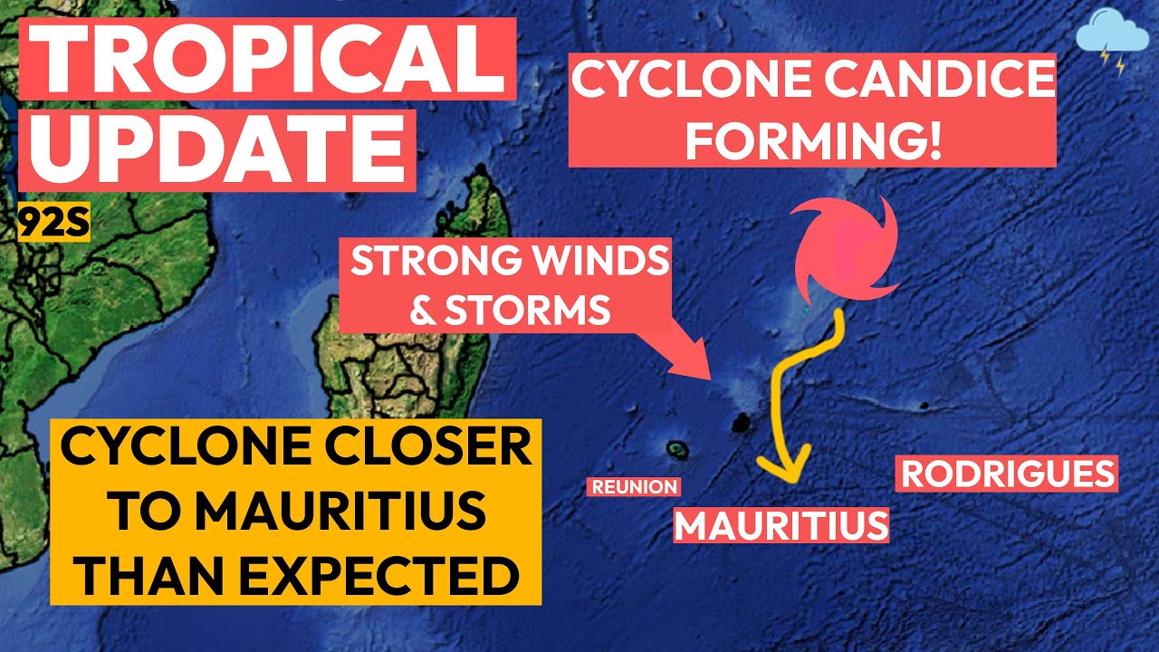Potentially Dangerous Cyclone Nearer to Mauritius & Réunion than ...