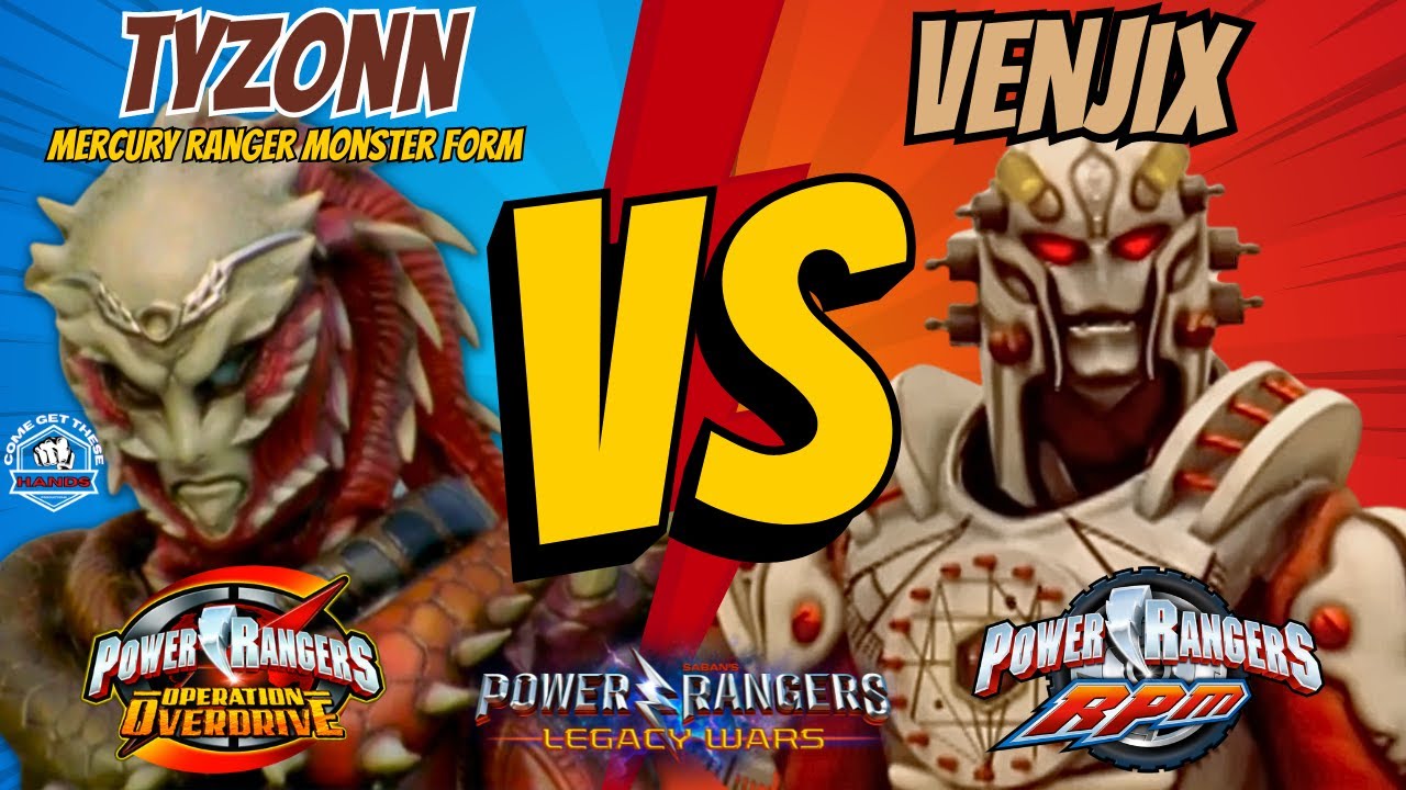 Tyzonn Vs Venjix | Power Rangers Legacy Wars - YouTube