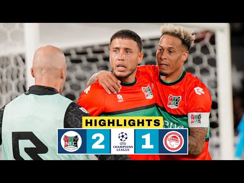 NEC Nijmegen vs Olympiacos 2-1 Highlights | Emre Mor Goal | Kostas Fortounis Red Card | UCL 2026-27