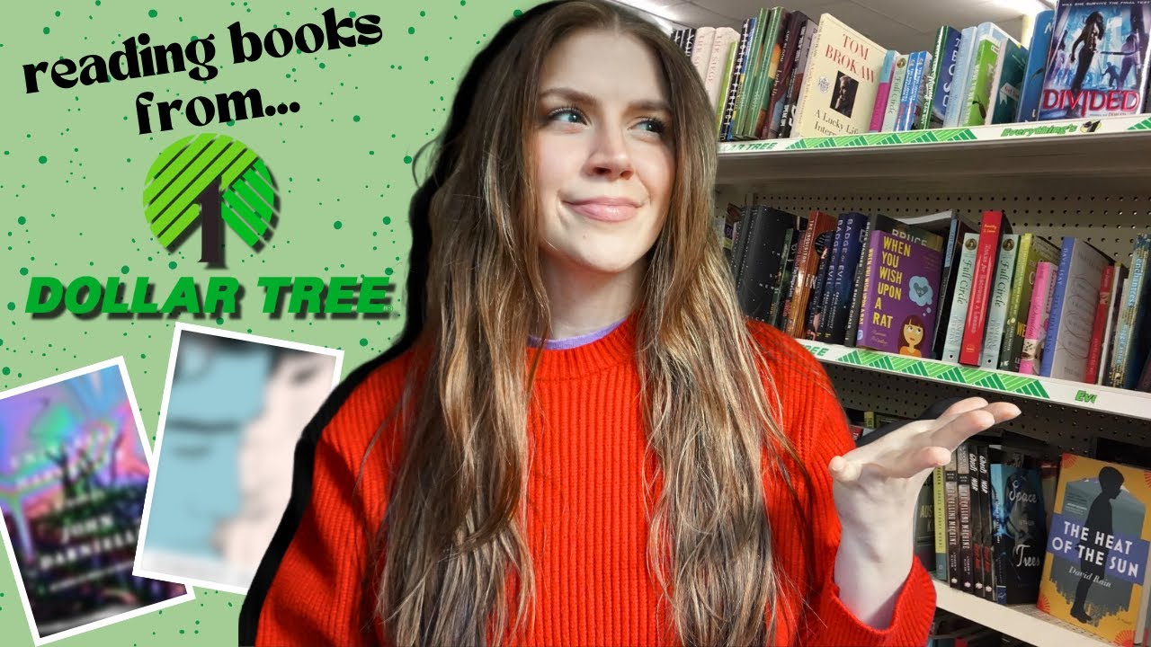 are books found at the dollar tree good? 💵🌲📚 reading vlog - YouTube