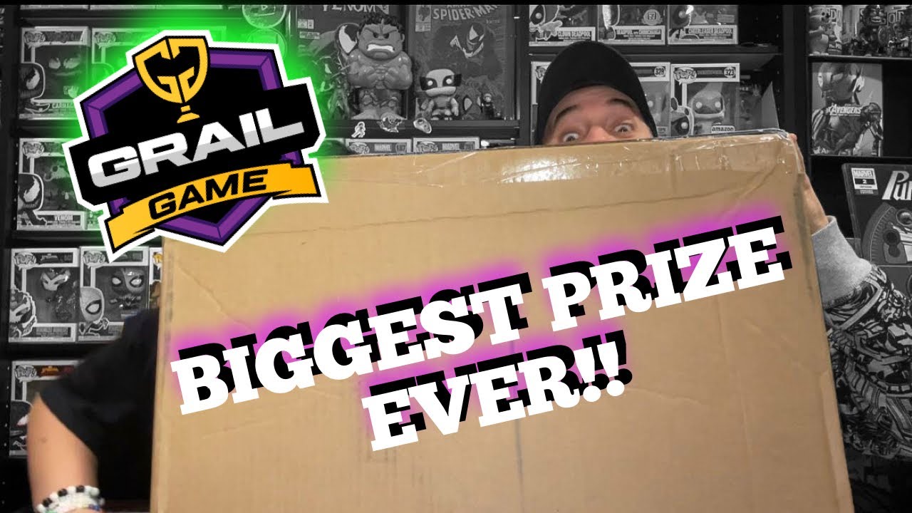 GRAIL GAME prize unboxing! Our biggest prize ever - YouTube