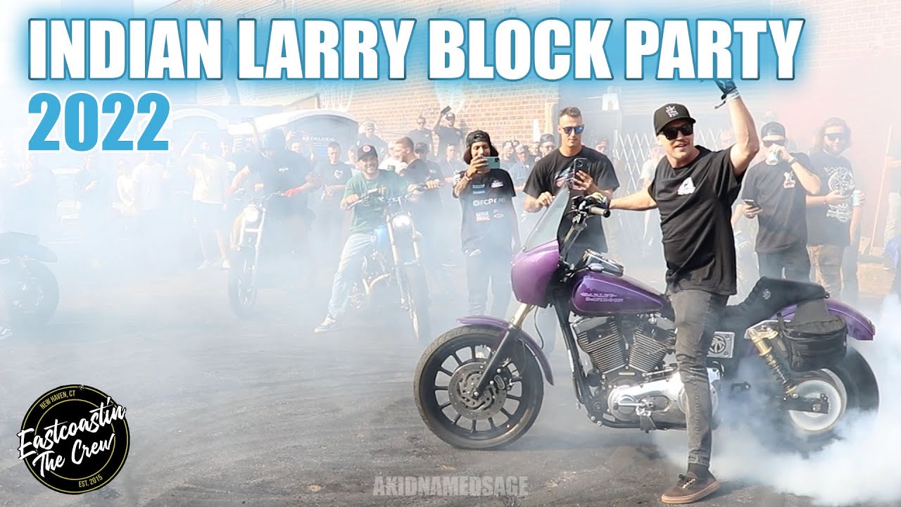 Indian Larry Block Party 2022 Offical Video - INSANE Burnout Party ...