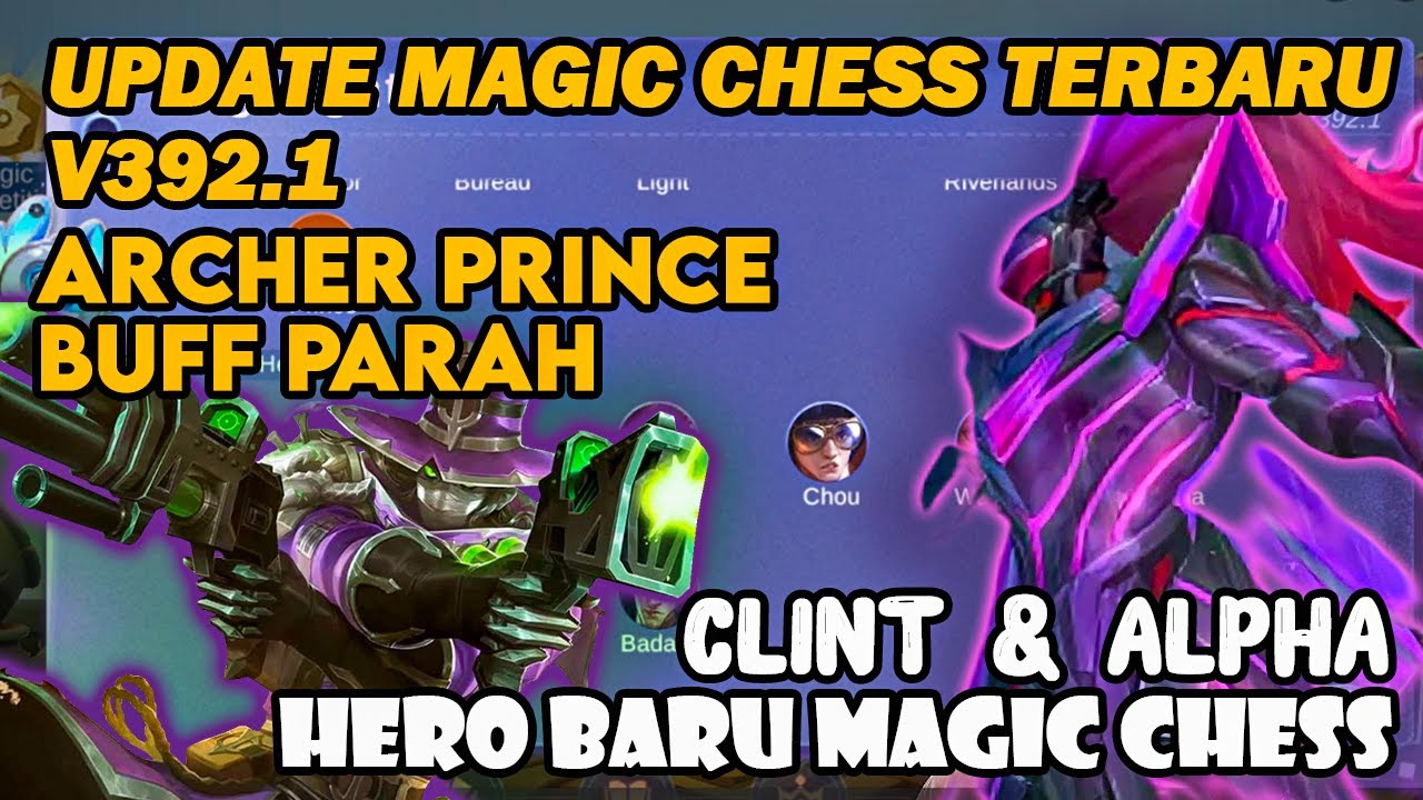 MAGIC CHESS NEW UPDATE SEPTEMBER 2023 | ARCHER + PRINCE BISA JADI COMBO ...