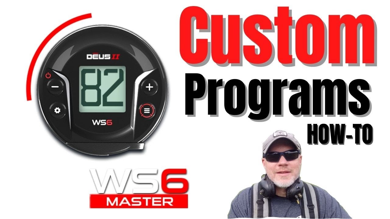 XP Deus 2 WS6 Master - How to Save Custom Programs - YouTube