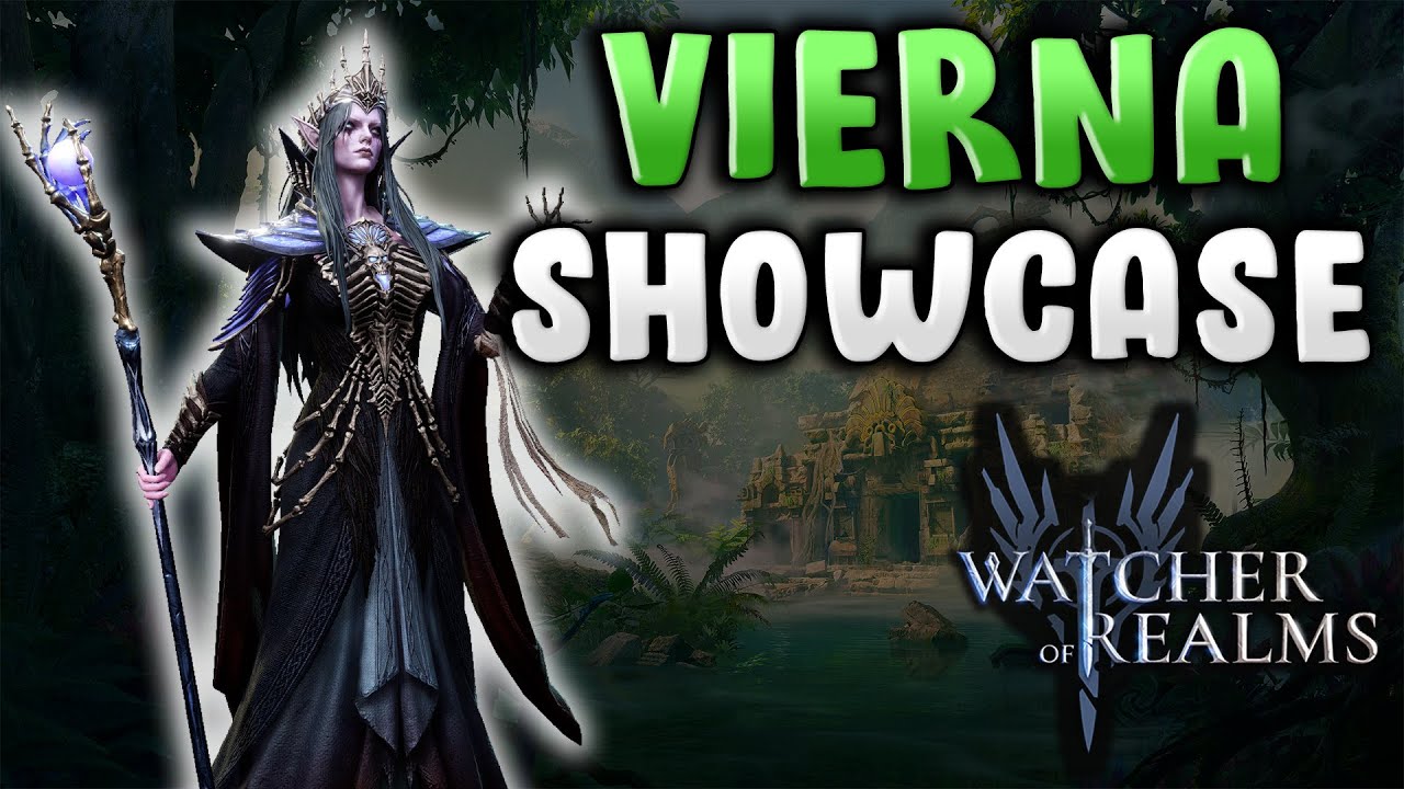 Vierna Showcase! INSANE in Arena! Watcher of Realms - YouTube
