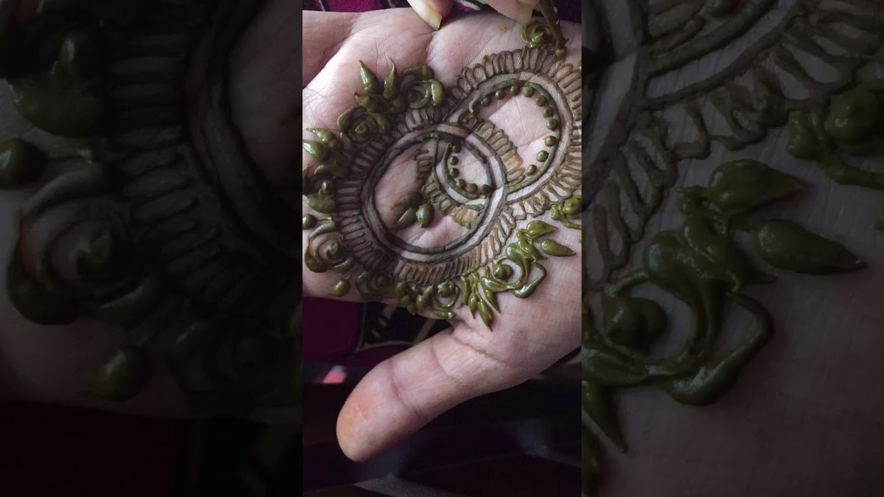 How to Apply henna fast - YouTube