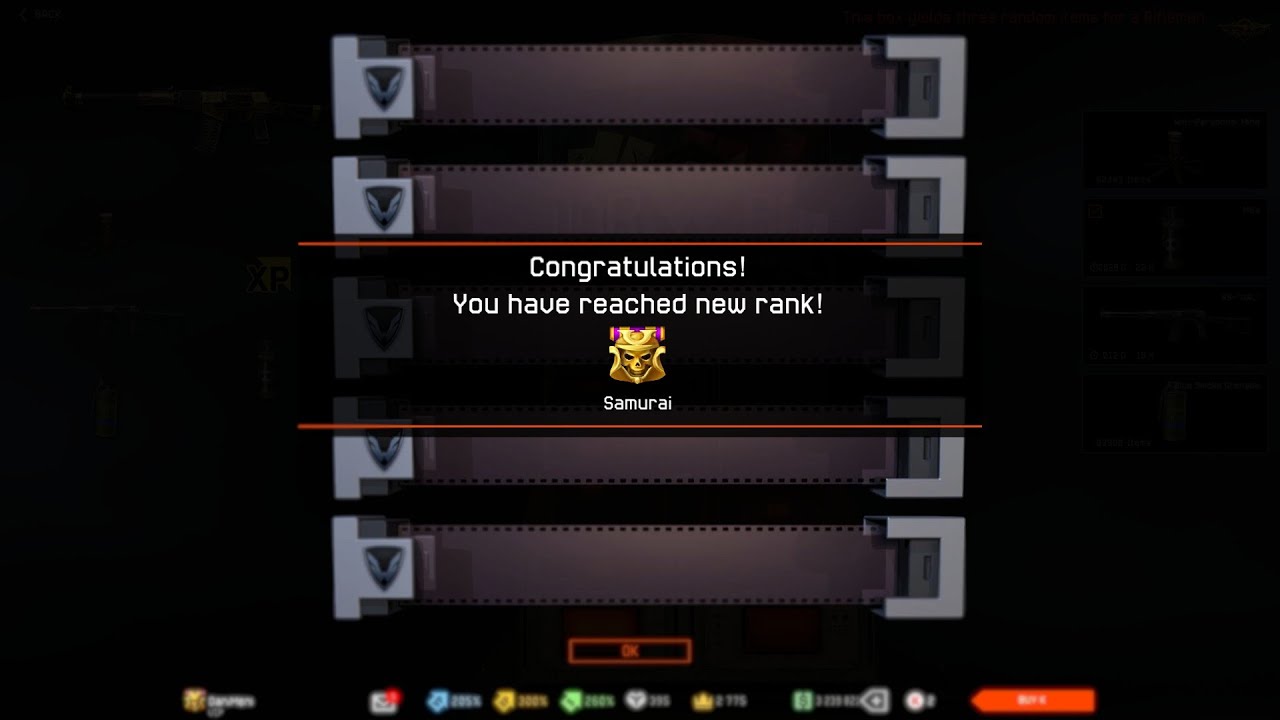 Warface - Reaching Rank 90 + Rank Up Rewards - YouTube