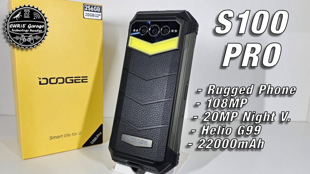 7 Giorni autonomia per DOOGEE S100 PRO con batteria 22000 mAh RUGGED ...