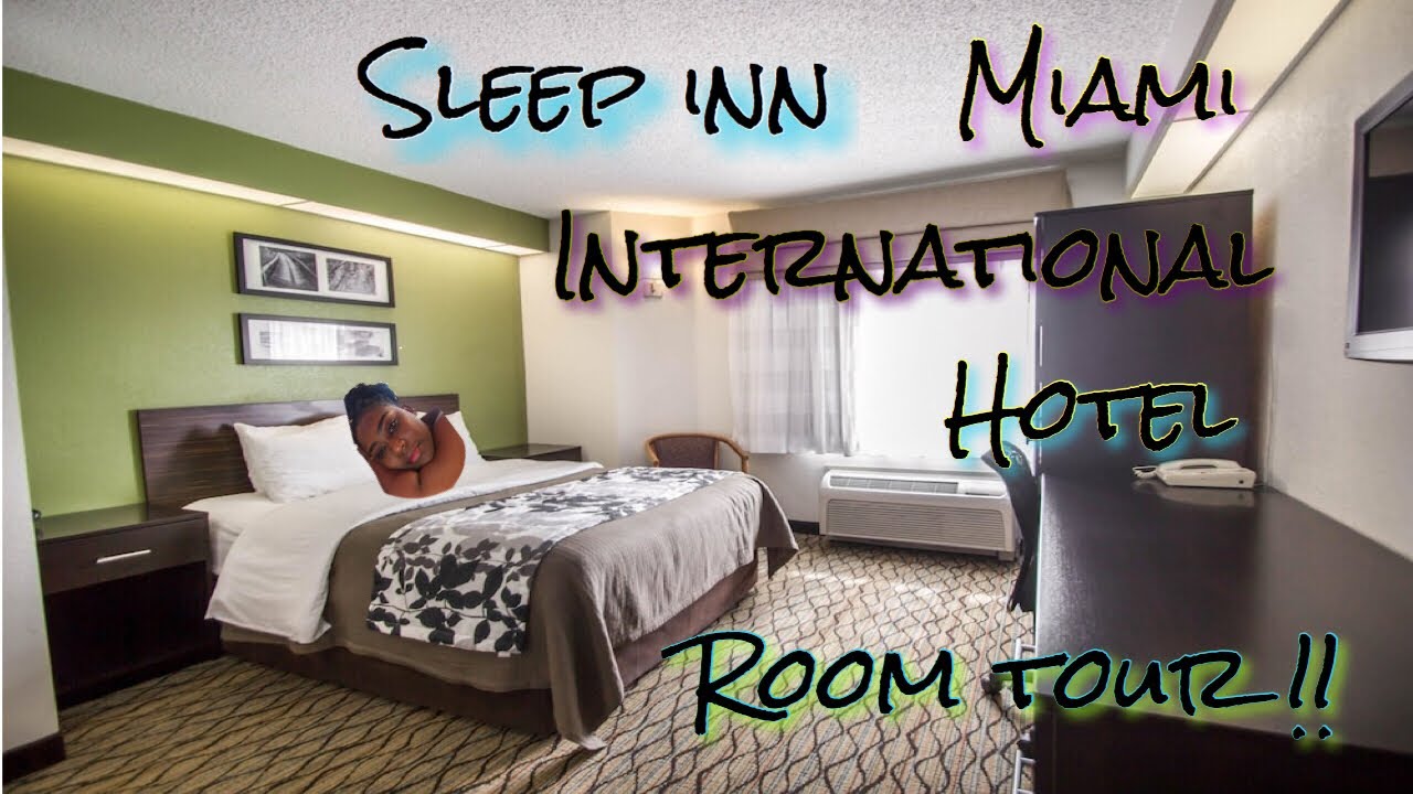 Travel vlog || Sleep Inn Miami international hotel Room tour - YouTube