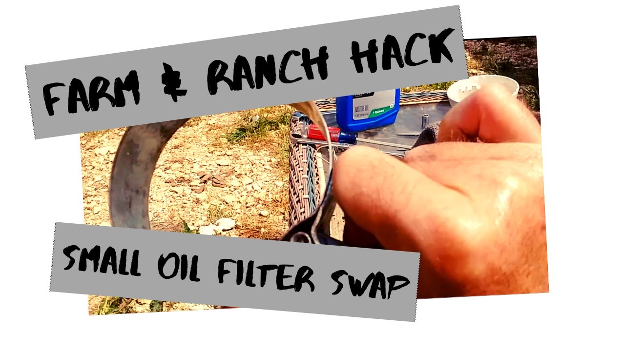Remove A Small Oil Filter With A Standard Oil Filter Wrench Farm ...