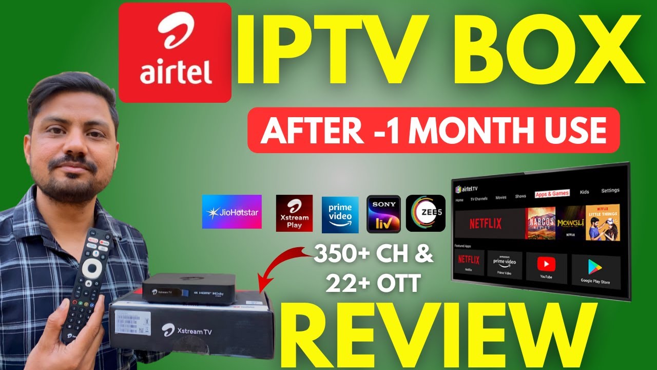 Airtel IPTV Set Top Box Review | Old vs New Set Top Box Differences ...