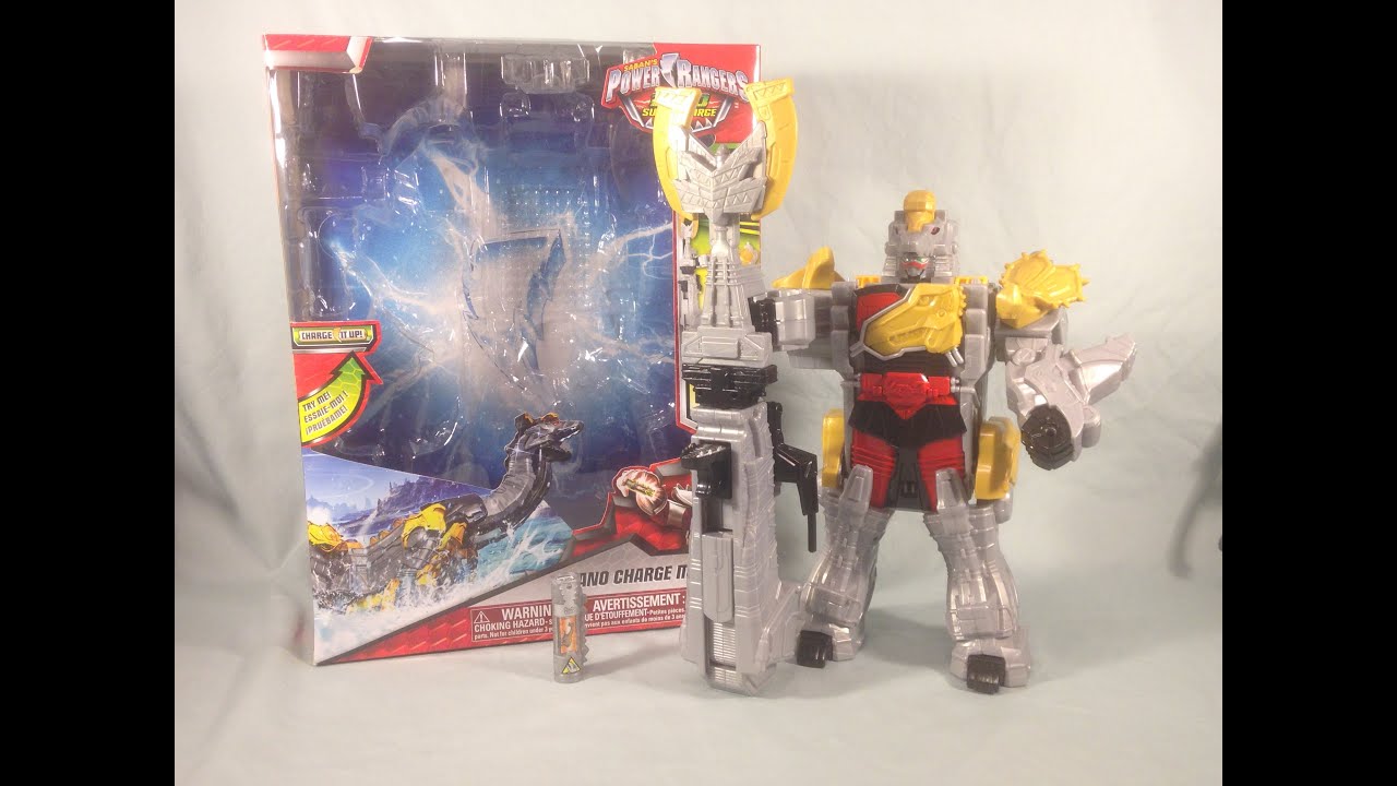 Dino SuperCharge Titano Charge Megazord Review - YouTube