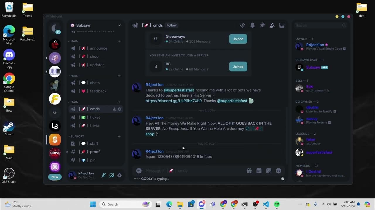 Discord DM Spammer (No Downloads) - YouTube